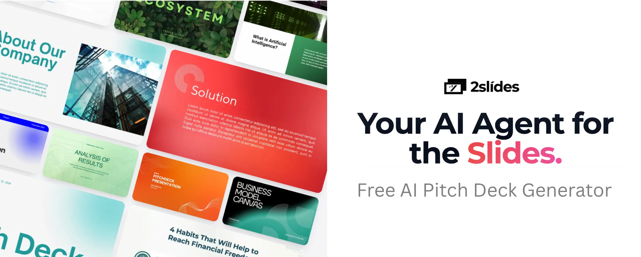 Free AI Pitch Deck Generator | 2slides